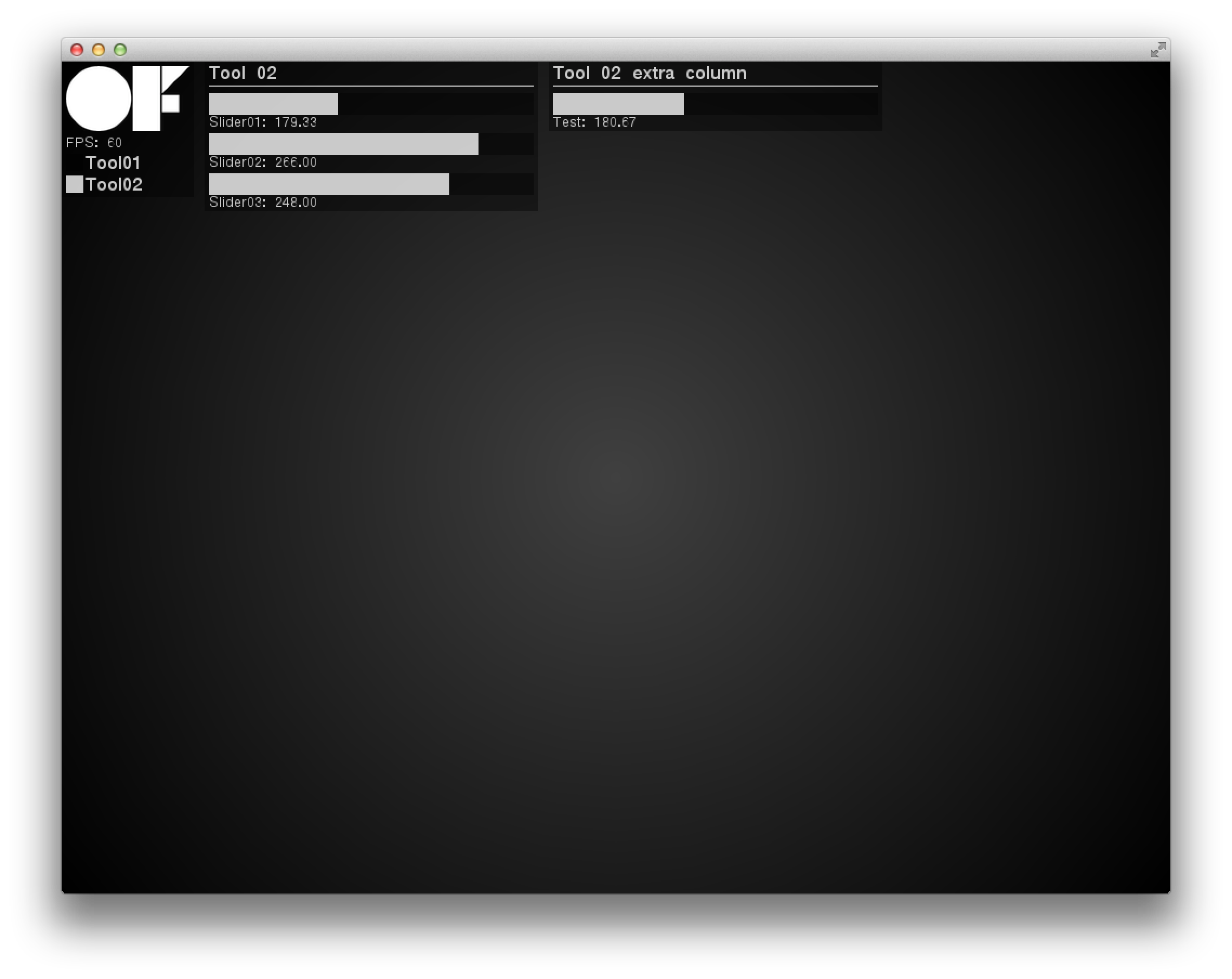 GitHub - v3ga/ofxToolManager: addon for Openframeworks based on ofxUI